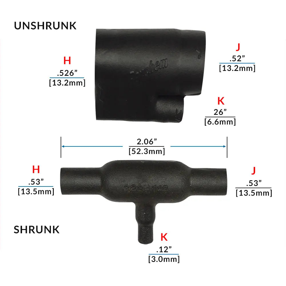 322A112-25-0 Raychem/TE Connectivity Shrink Boot – KSV Looms