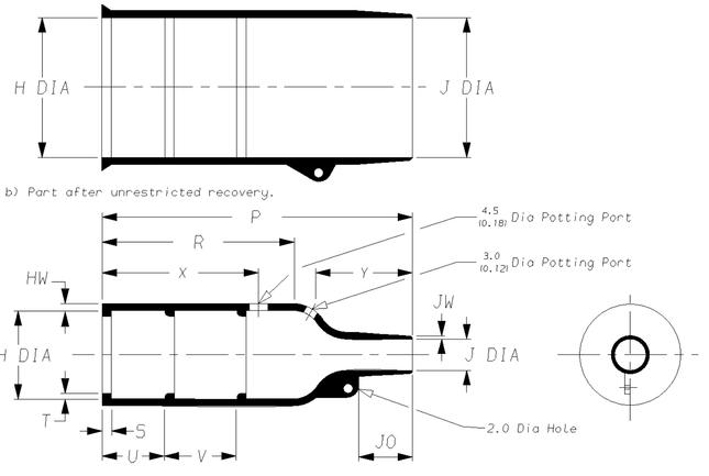 202K153-25-0 Raychem/TE Connectivity Shrink Boot – KSV Looms